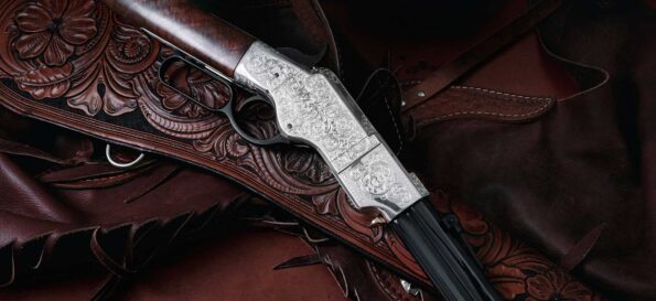 Hand Engraved, Silver Plated New Original Henry Rifle Heads to Auction ...