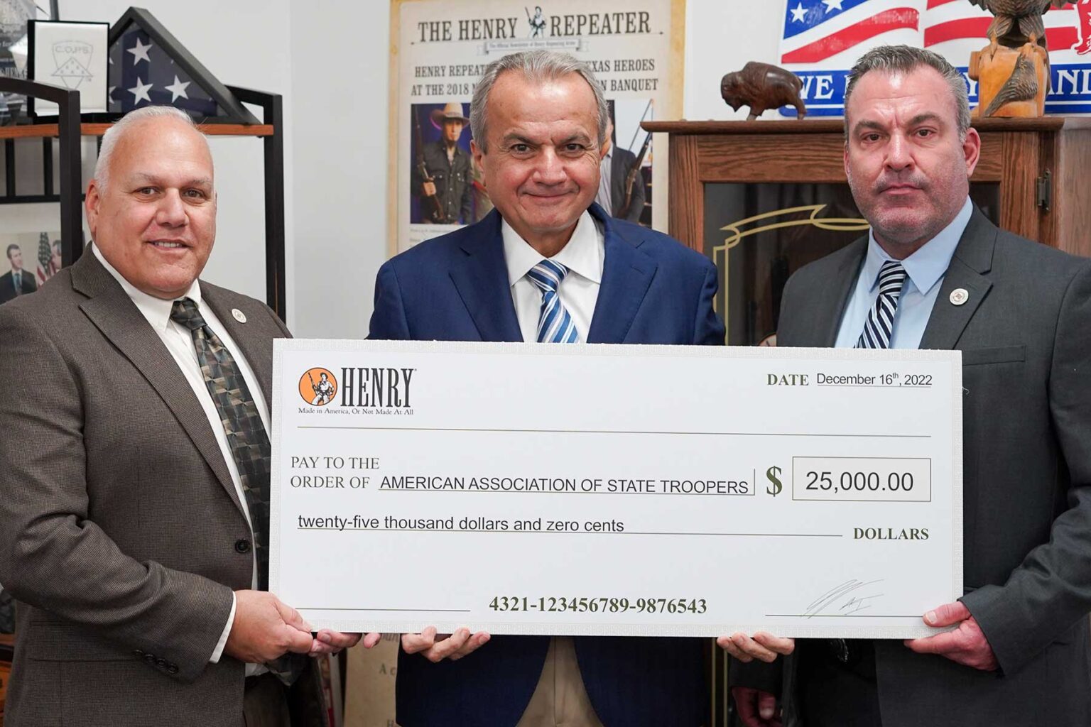 Henry Salutes Law Enforcement With $200,000 Donations | Henry Repeating ...
