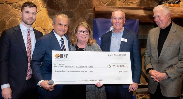 Henry Honors Military Veterans with $25,000 Donation to Semper Fi ...